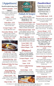 Tanners Lakeside | Restaurant and Bar in Winter Haven, FL | Menus ...