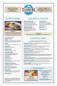 Tanners Lakeside | Restaurant and Bar in Winter Haven, FL | Menus ...