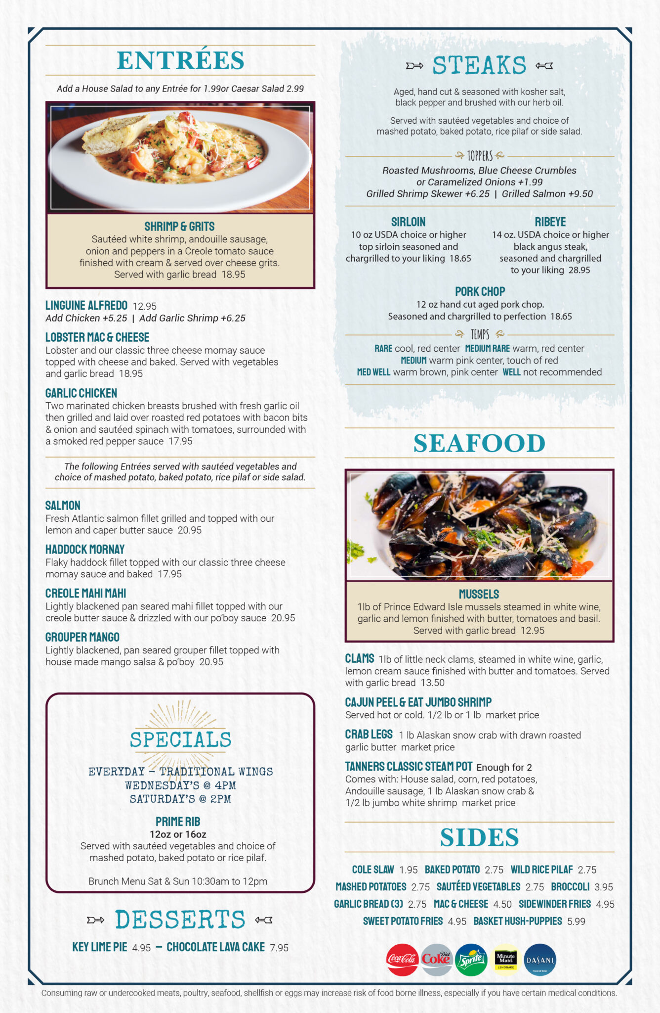 Tanners Lakeside | Restaurant and Bar in Winter Haven, FL | Menus ...